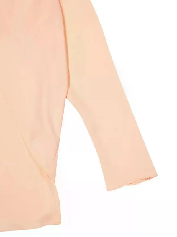 Rabanne Satin Long-sleeve Blouse