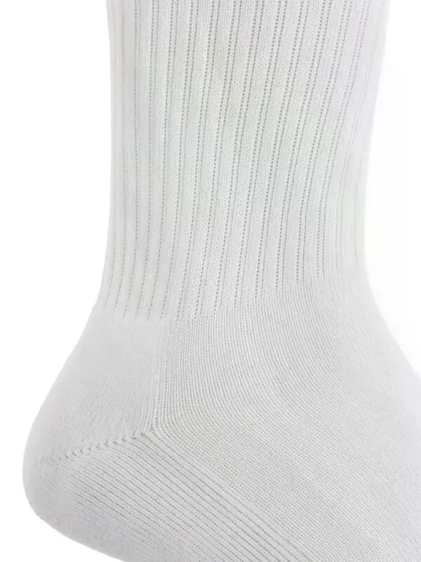 GALLERY DEPT. Logo-intarsia Socks - White