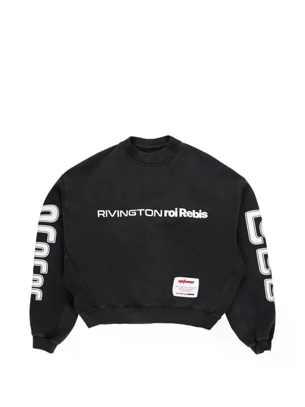 RRR123 Metanoia Uso Cva Crew-neck Sweatshirt - Black
