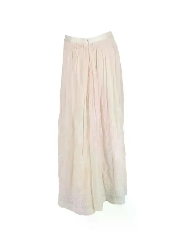 Vanessa Bruno Embroidered Midi Skirt