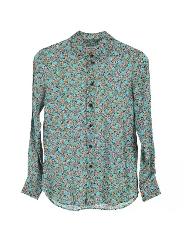 Saint Laurent Floral-print Button-up Shirt