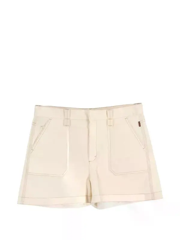 Chloé Contrast-stitching Pocket Shorts