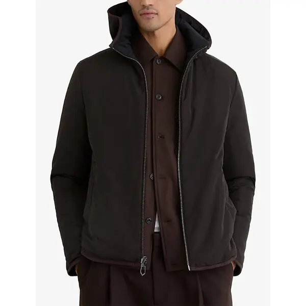 REISS Devonay Reversible Hooded Puffer Jacket
