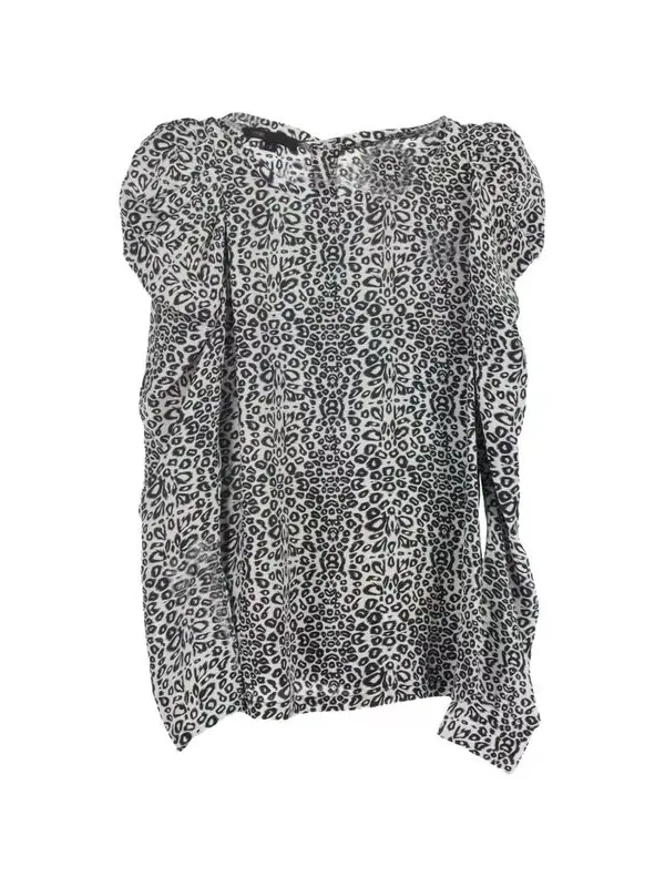 Maje Animal-print Blouse