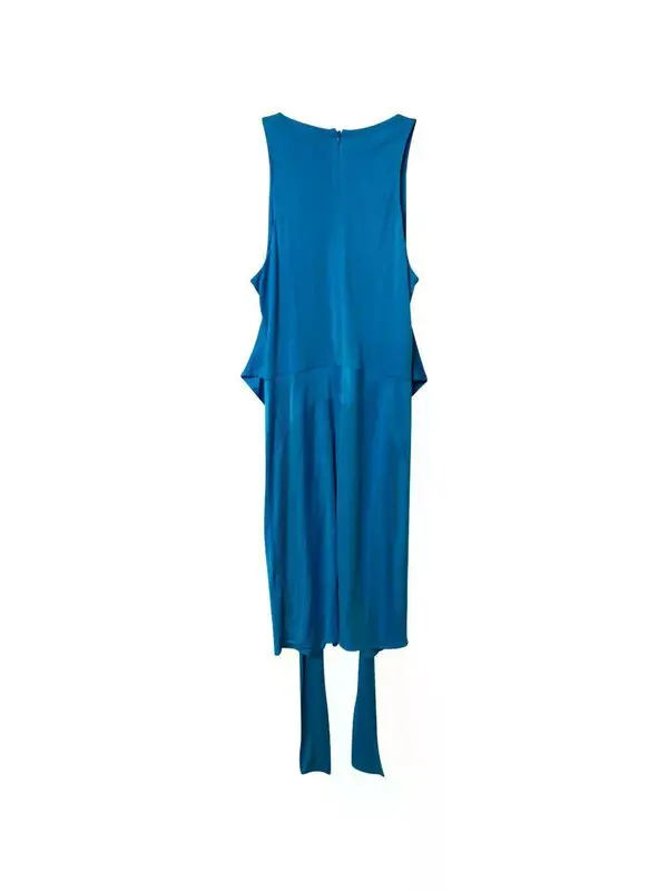 Issa Draped Belt Scoop-neck Dress