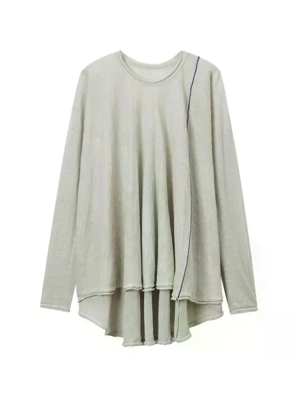 Y’s Line Raw Edge Top