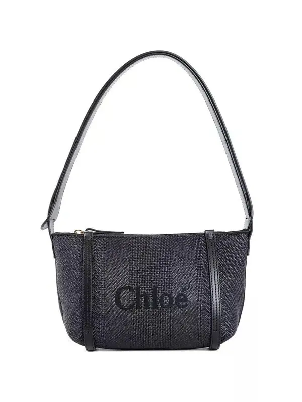Chloé Logo-detail Shoulder Bag - Black