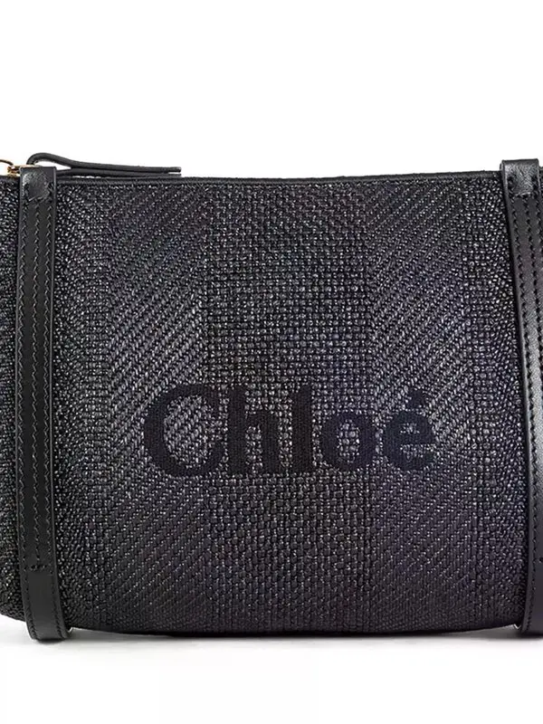 Chloé Logo-detail Shoulder Bag - Black