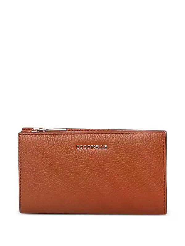 COCCINELLE Zip Leather Wallet - Brown