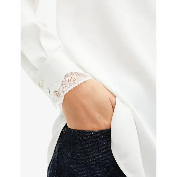 The Kooples Stretch-silk Shirt