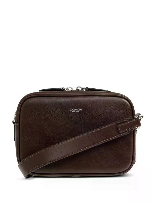 Coach Leather Radio Camera Bag - Brown