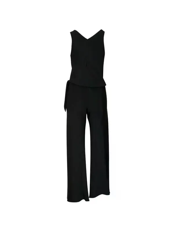 PETER COHEN V-neck Tie Jumpsuit