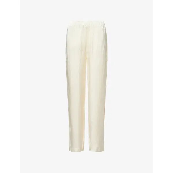 Dissh Monica Satin Trousers - Cream