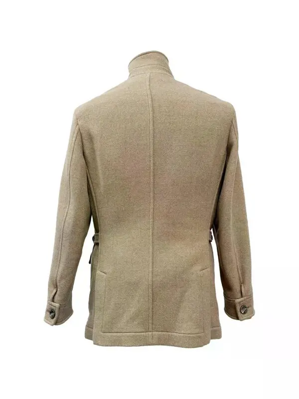 Brunello Cucinelli Flap-pockets Wool Coat