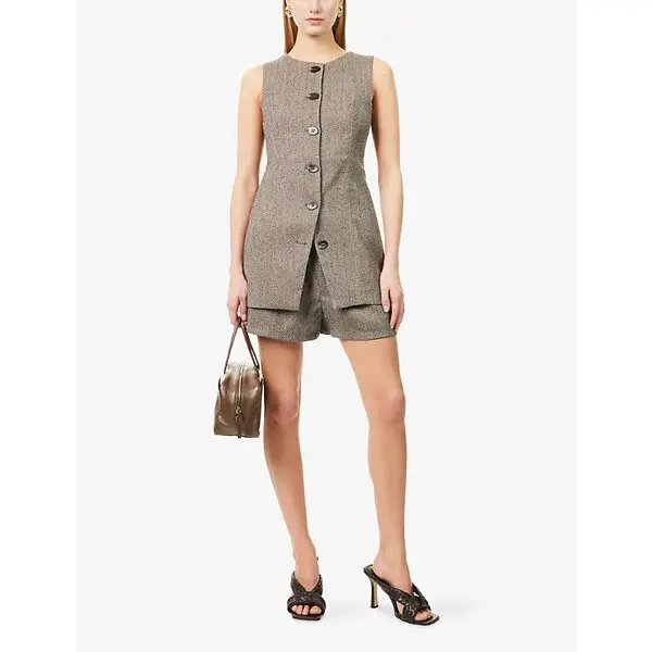 Dissh Tweed Tunic Vest