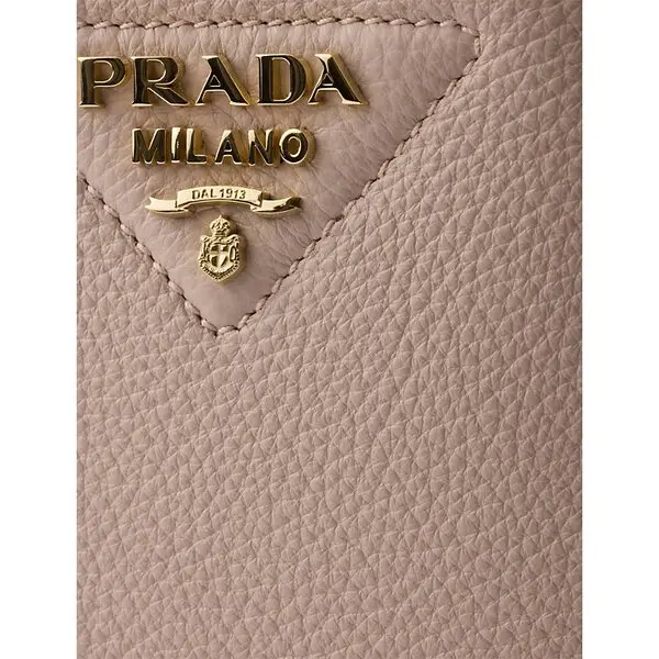 Prada Logo-plaque Mini Leather Shoulder Bag