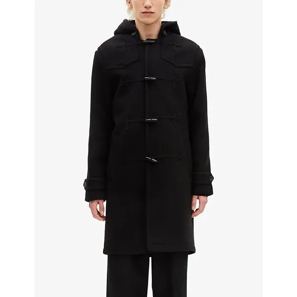 The Kooples Hooded Wool-blend Regular-fit Coat