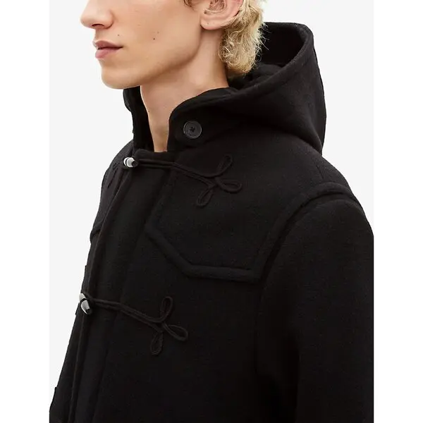The Kooples Hooded Wool-blend Regular-fit Coat