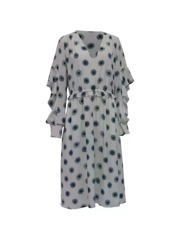 JASON WU Polka-dot V-neck Dress