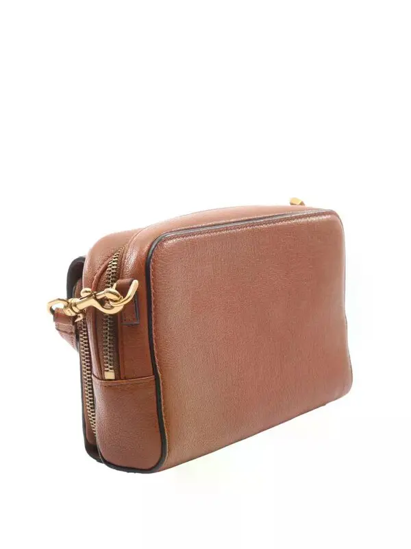 Dior 2010-2025 Leather Double Saddle Pouch Crossbody Bag