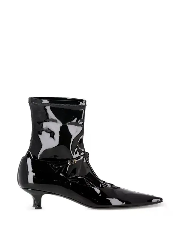 THE ROW Cyd Buckle Ankle Boots