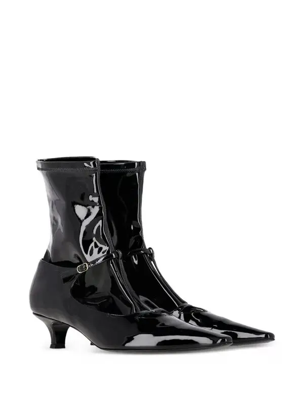 THE ROW Cyd Buckle Ankle Boots