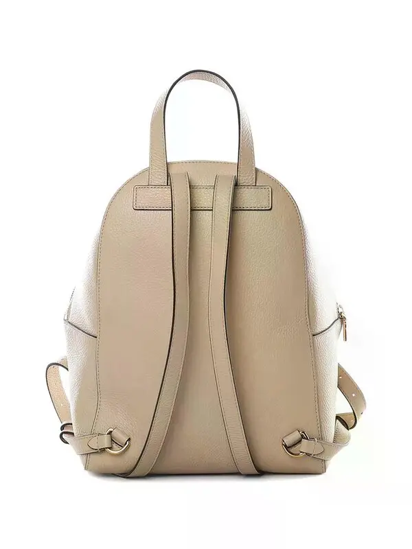 COCCINELLE Flap-pocket Leather Backpack - Neutrals