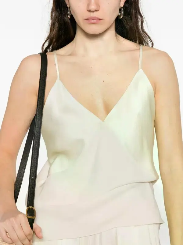 FORTE_FORTE V-neck Top - Neutrals