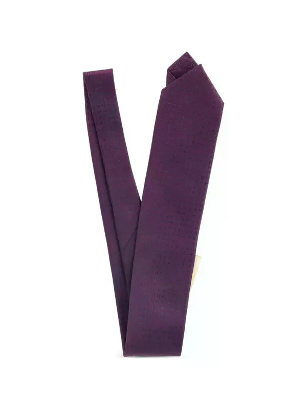 Hermès Silk Neck Tie - Purple