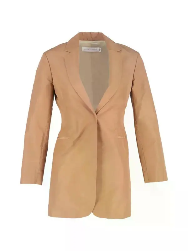 Victoria Beckham Cotton Single-breasted Blazer