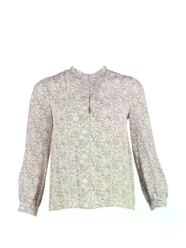 Vanessa Bruno Floral-print Silk Blouse