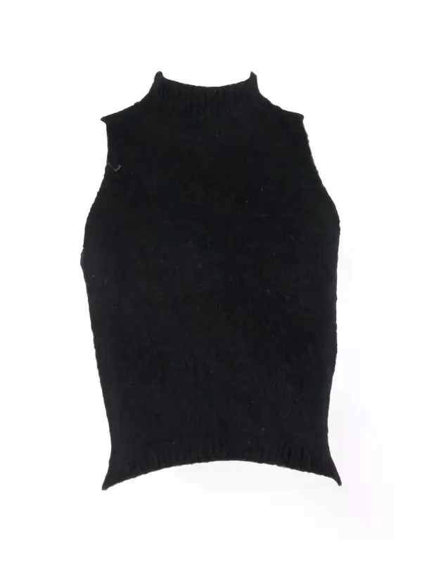 Versace High-neck Sleeveless Top
