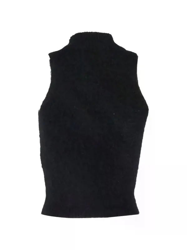 Versace High-neck Sleeveless Top
