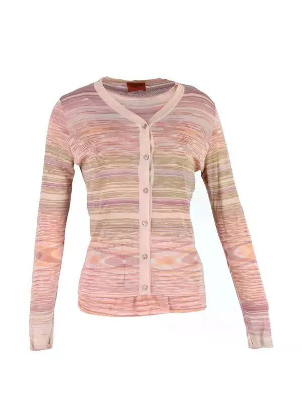 Missoni Striped Knit Button-fastening Cardigan