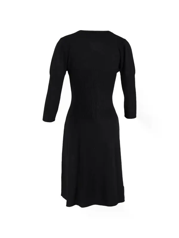 Max Mara V-neck Midi Dress