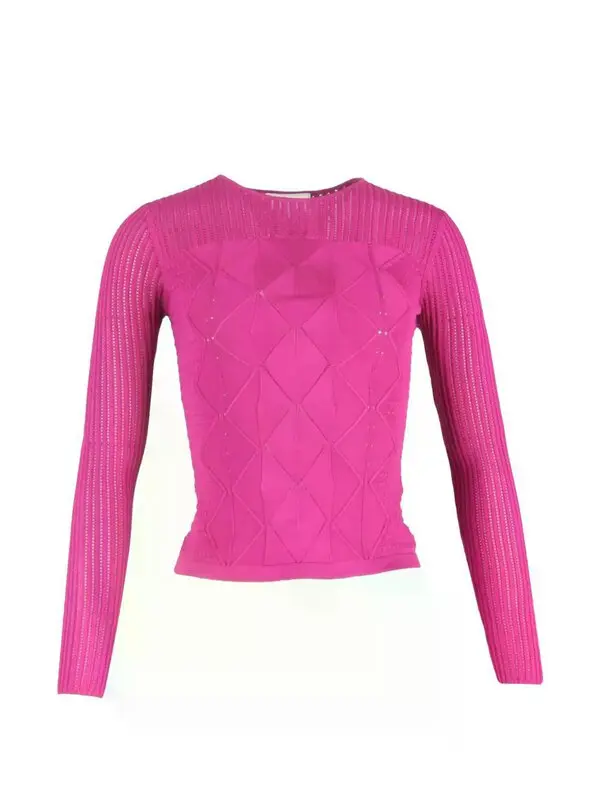 TEMPERLEY LONDON Long-sleeve Knitted Top