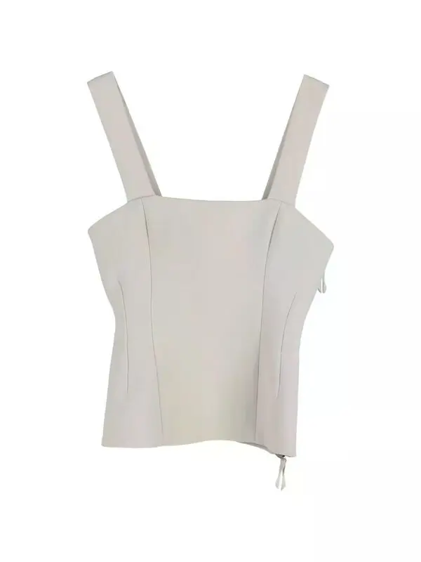 BOSS Square-neck Sleeveless Top