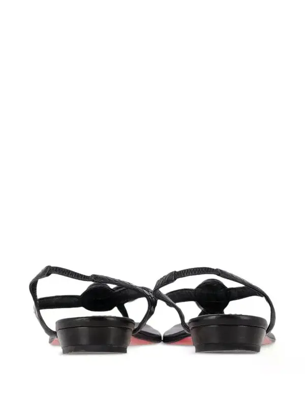 CHRISTIAN LOUBOUTIN Thong Ankle-strap Sandals