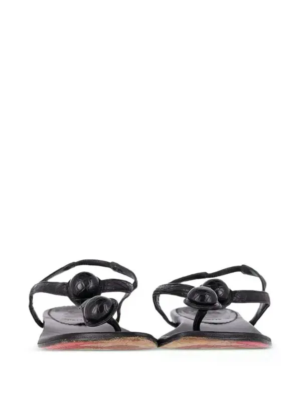 CHRISTIAN LOUBOUTIN Thong Ankle-strap Sandals
