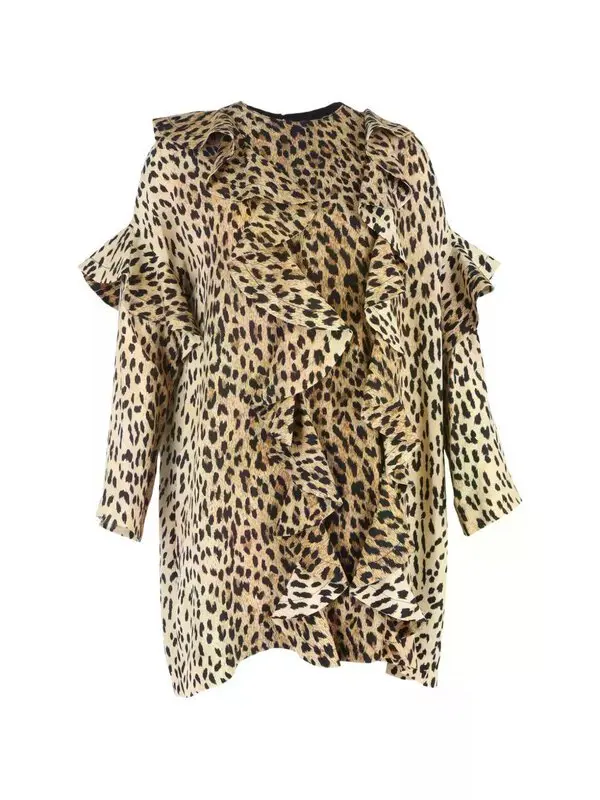 Valentino Garavani Leopard-pattern Mini Dress