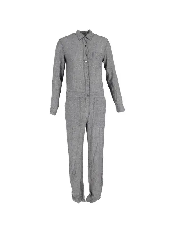 ISABEL MARANT VINTAGE Button-up Jumpsuit - Grey