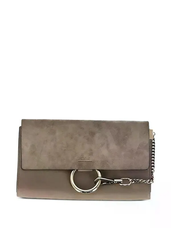 Chloé Leather Chain Clutch