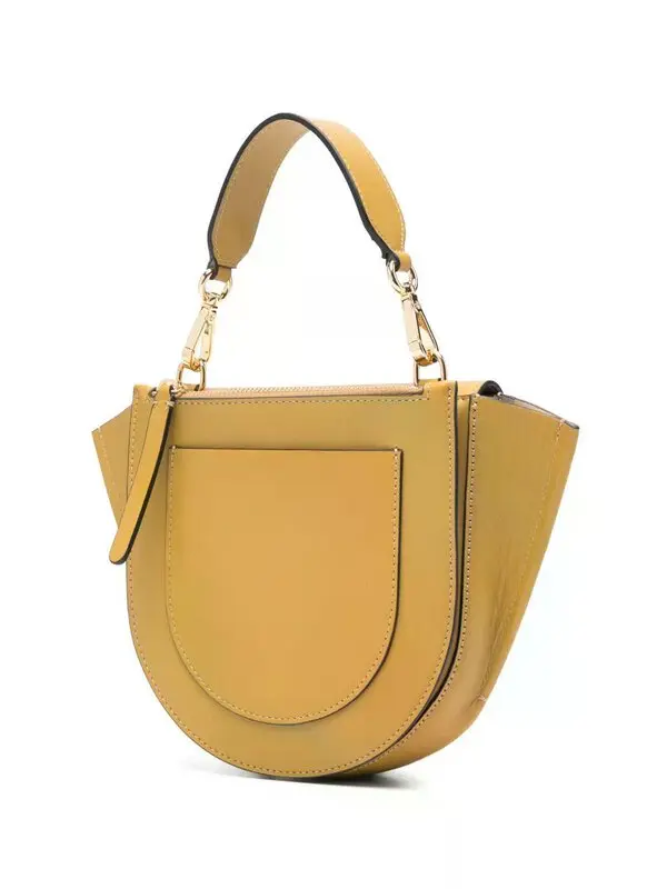 WANDLER Mini Hortensia Flap Shoulder Bag - Yellow