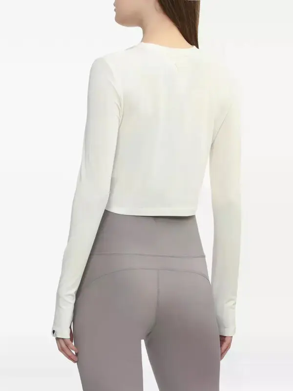 A BATHING APE Apee™ * Cropped Long-sleeve Top - Neutrals