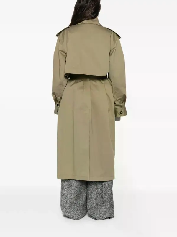 LIBERADD Belted Trench Coat
