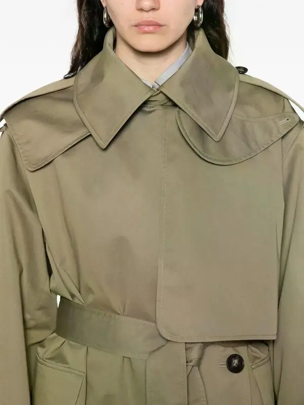 LIBERADD Belted Trench Coat