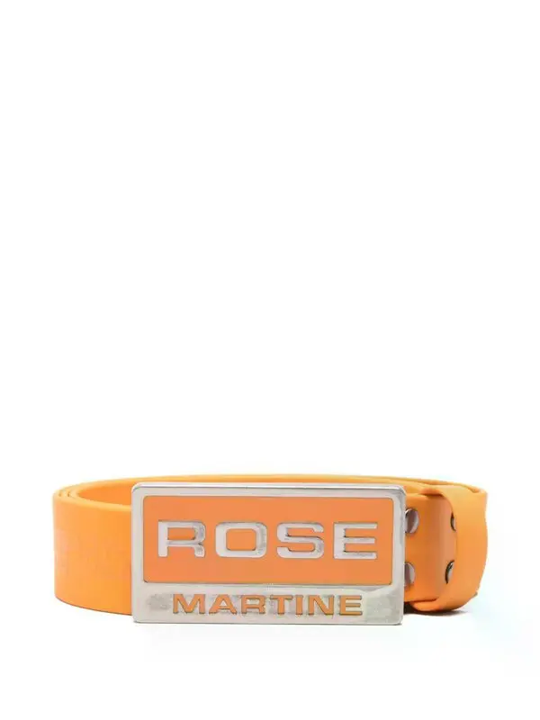 Martine Rose Logo Buckle Belt - Orange