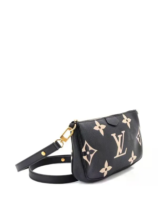 LOUIS VUITTON Multi Pochette Accessoires Bicolor Monogram Empreinte Giant Crossbody Bag - Multicolour