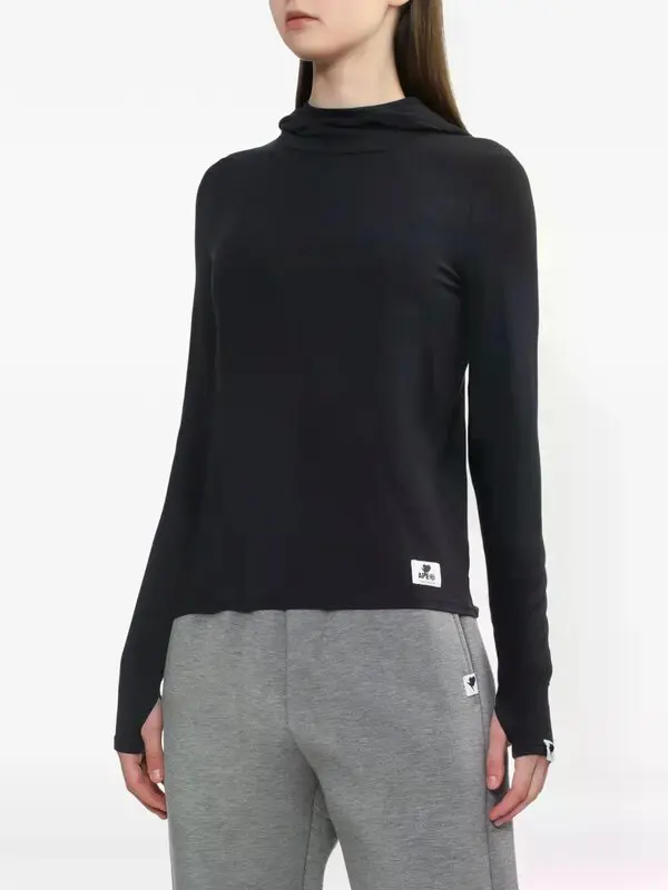 A BATHING APE Long-sleeve Hooded Sweater - Blue
