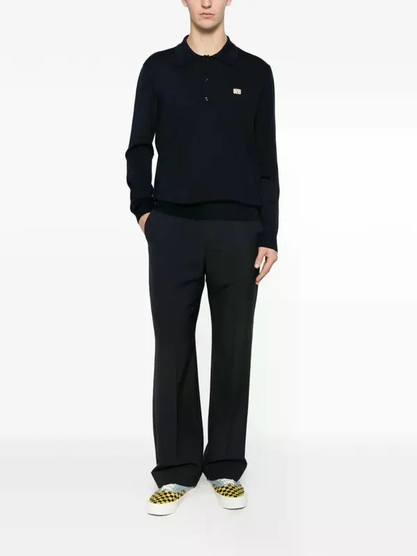 Valentino Garavani Cuffed Trousers - Blue